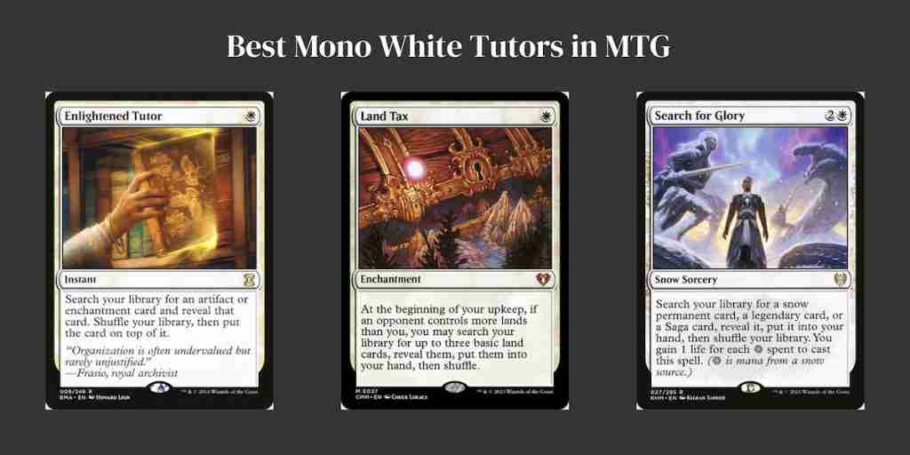100 Best Mono White Commanders MTG Magic: the Gathering EDH - Mono Color Magic